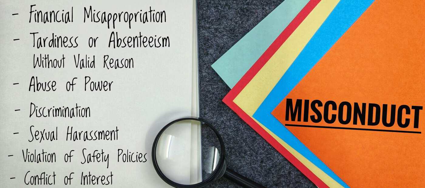 Are you confident of recognising the early signs of misconduct within ...